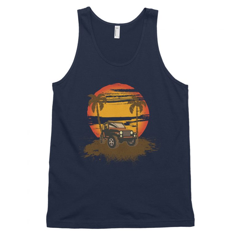 Vintage Jeep Tank Top - Jeep Active