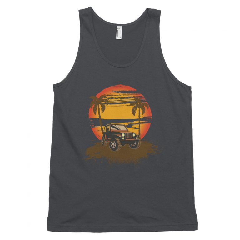 Vintage Jeep Tank Top - Jeep Active